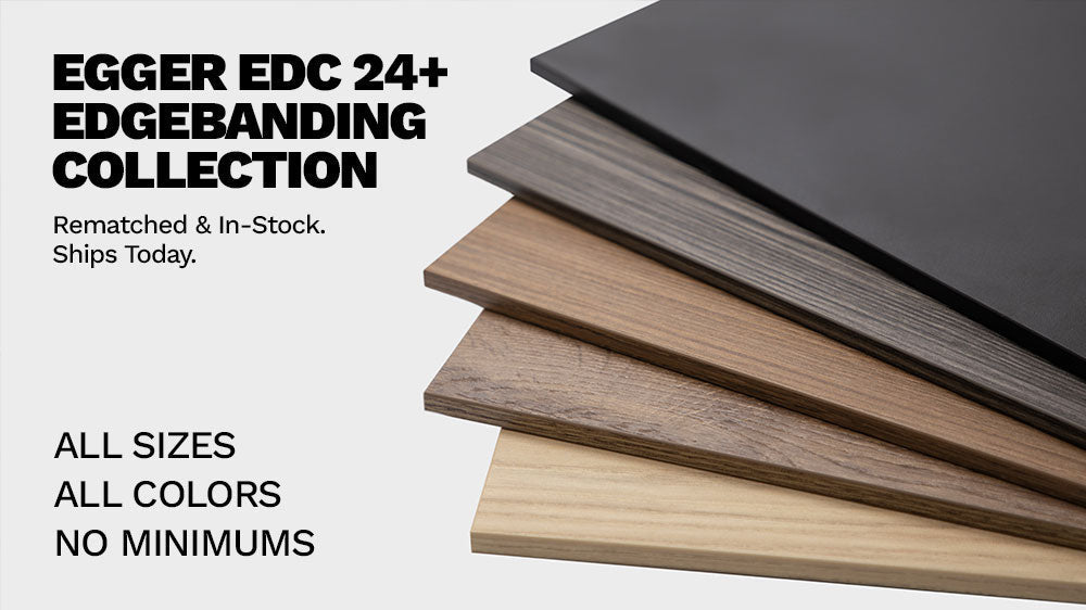 New Egger Edgebanding EDC 24+ Collection